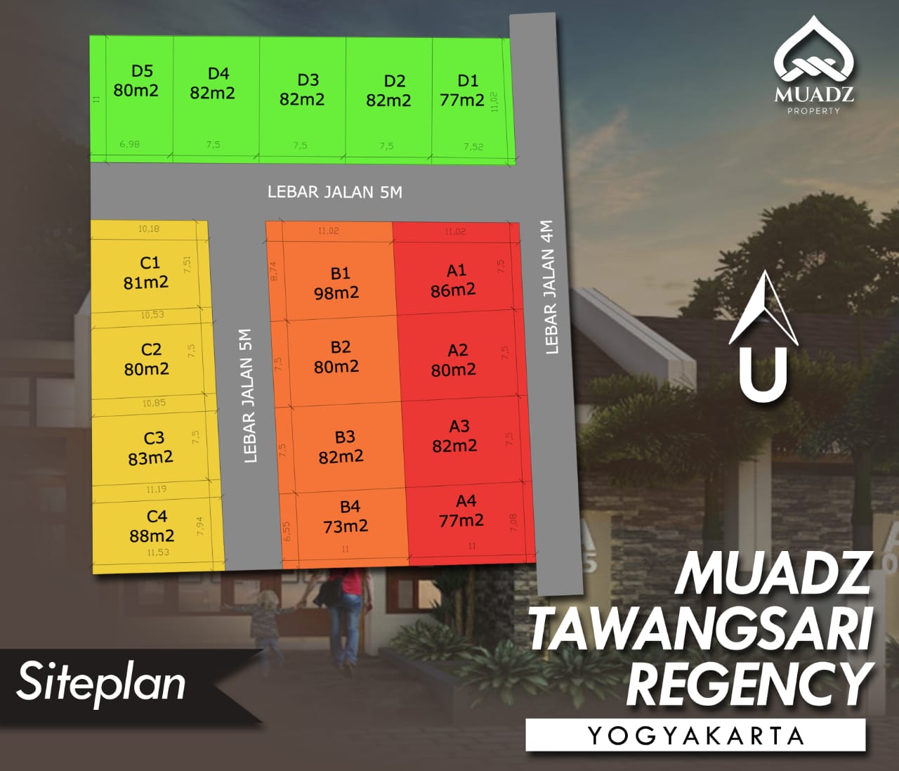 Muadz Tawangsari Regency – Brain Properti